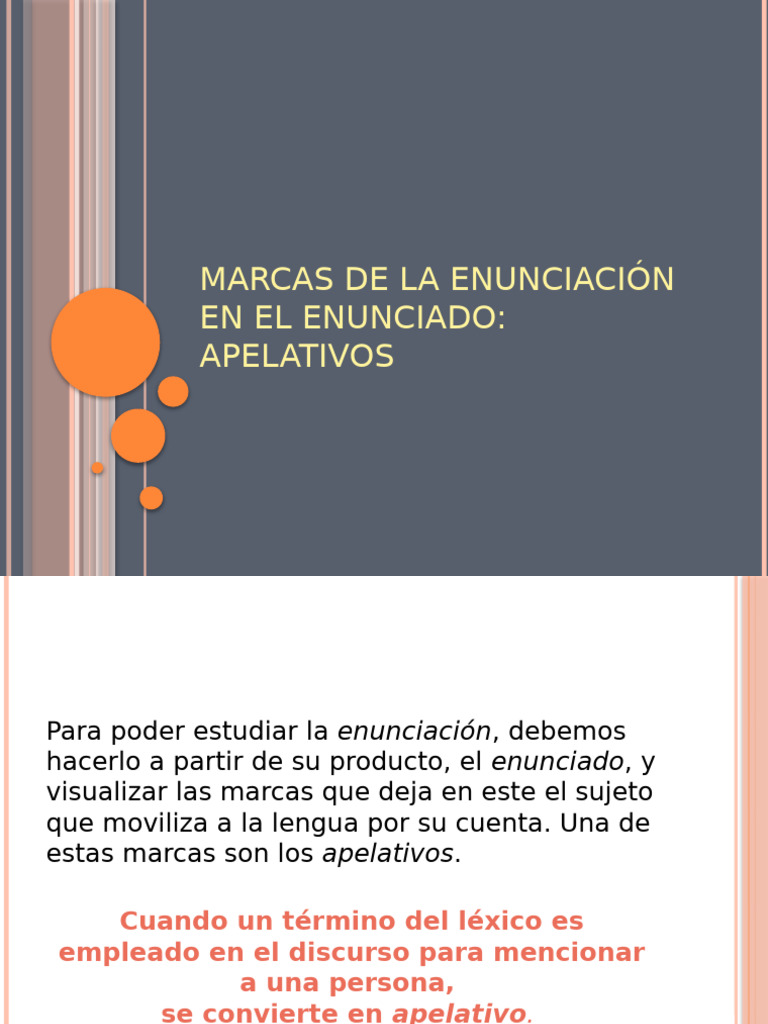 Apelativos | PDF | Lingüística