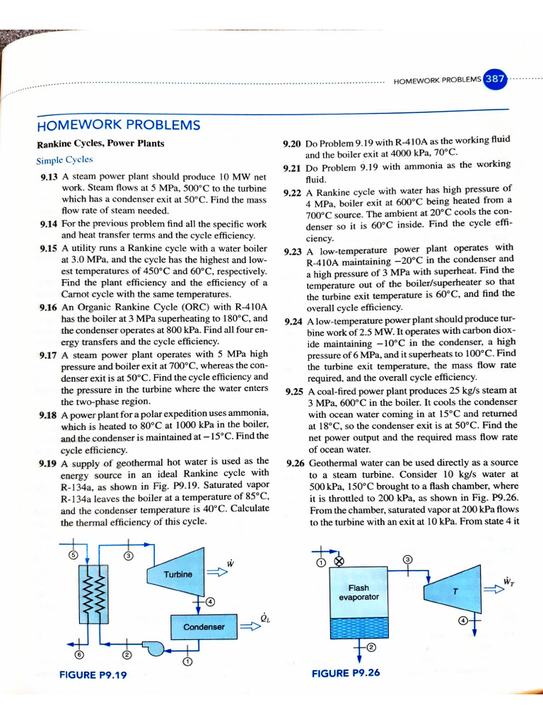 EMEC321 HW Problem Statements | PDF