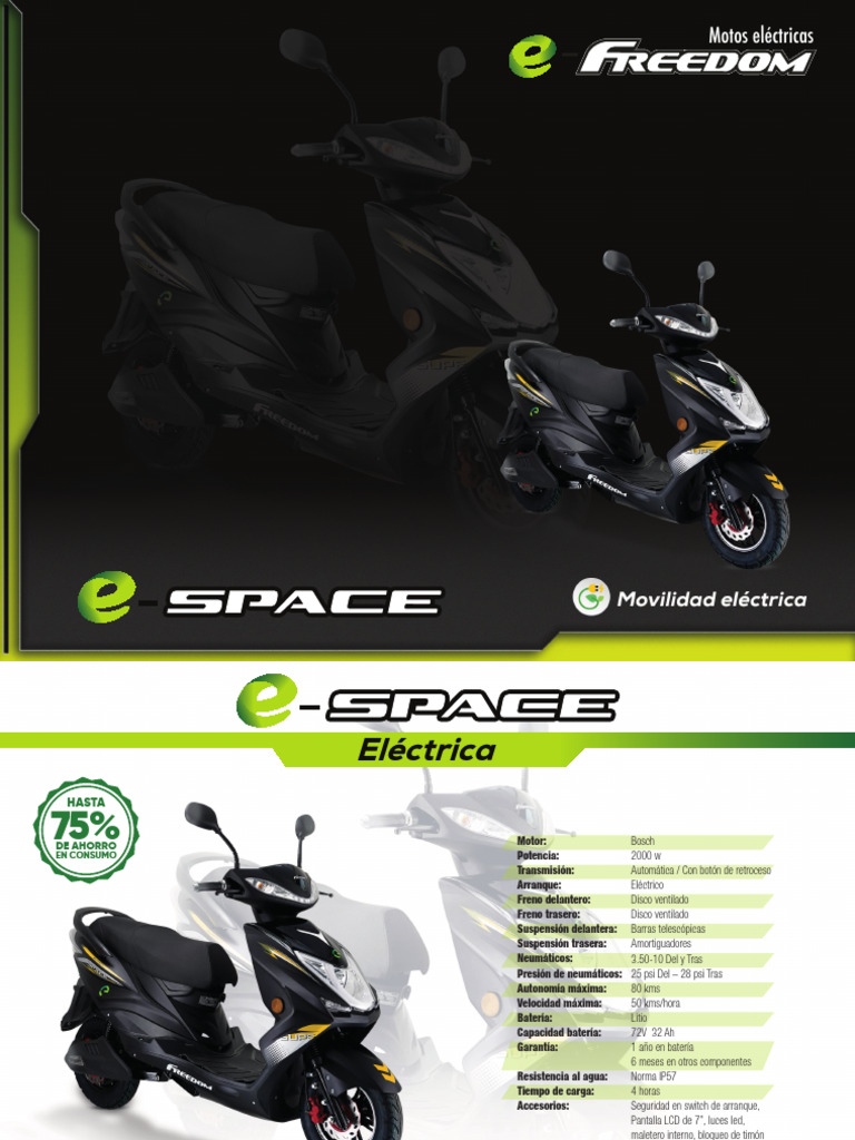 Ficha Técnica E-Space | PDF