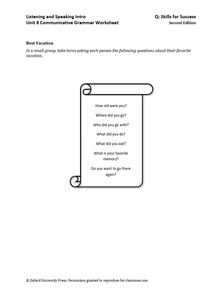 Q2e LS0 U08 GrammarWorksheet | PDF | Language Arts & Discipline