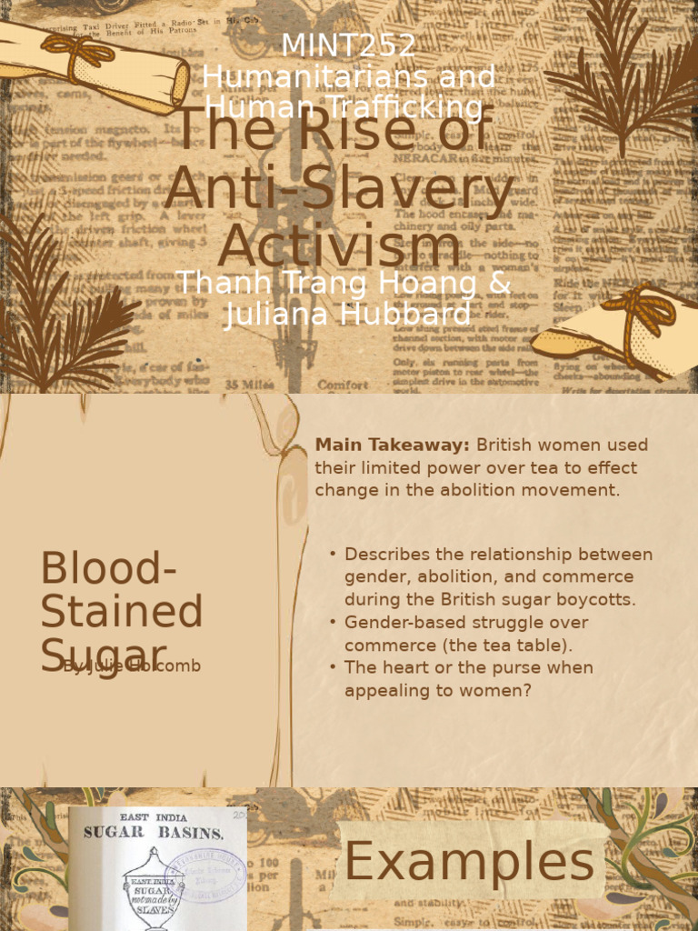 PPT- The Rise of Anti-slavery Activists | PDF | Abolitionism | Activism