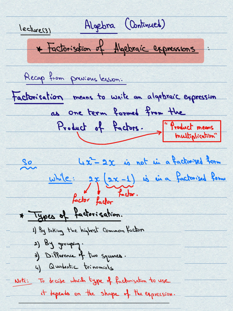 Lecture 3 Pdf Factorization Arithmetic