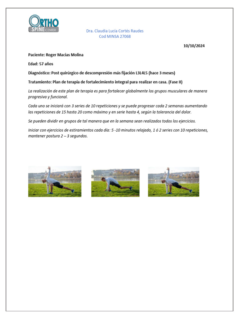 Ejercicios Roger Macias | PDF | Rodilla | Pie