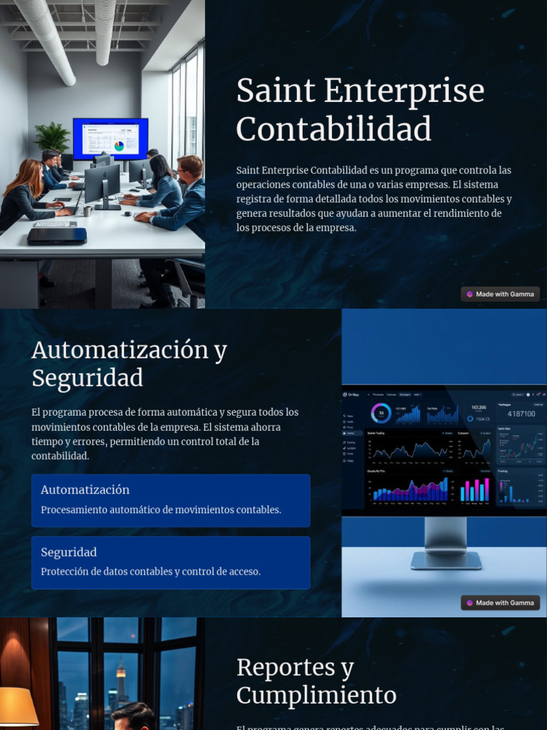 Saint Enterprise Contabilidad | PDF | Contabilidad | Tecnologías de la ...