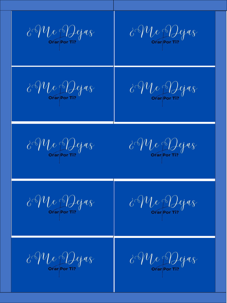 Tarjetas Editables | PDF