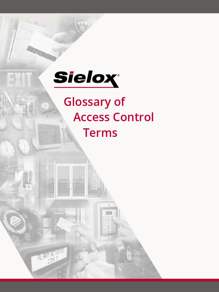 Glossary-AccessControlTerms 3.9.21 | PDF | Access Control | Computer Network
