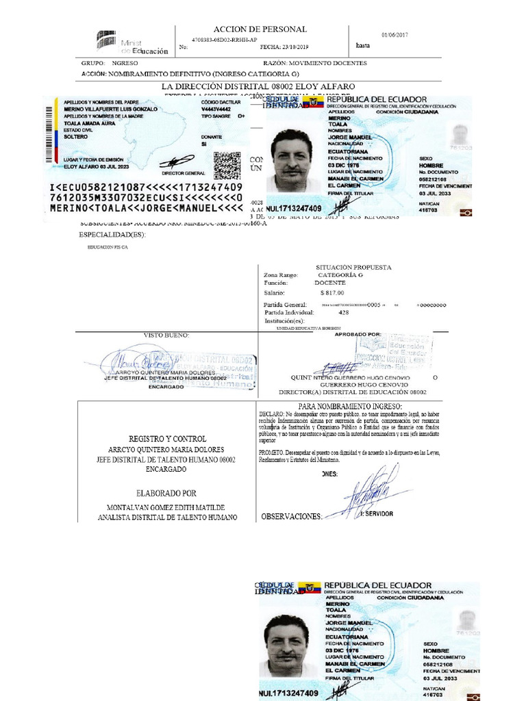 Documentos Personales | PDF