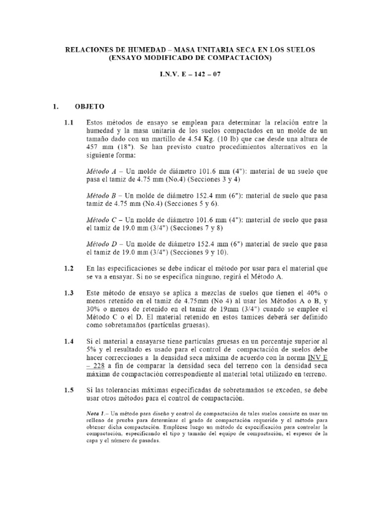 Norma INV E-142-07 | PDF