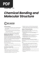 Chapter Four Notes Chemical Bonding and Molecular Structure Chemistry ...
