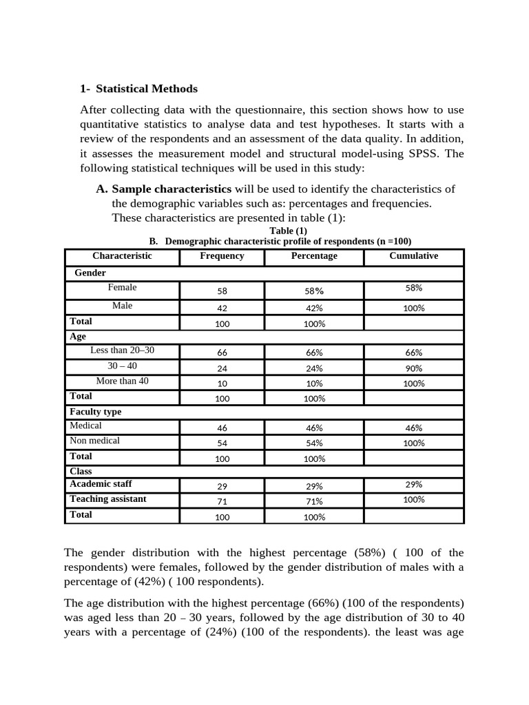 Statistical Methods (1) (1) | PDF | Cronbach's Alpha | Statistics