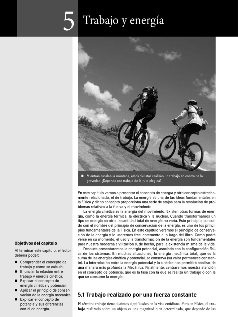 Trabajo y Energia | PDF | Fuerza | Las leyes del movimiento de Newton