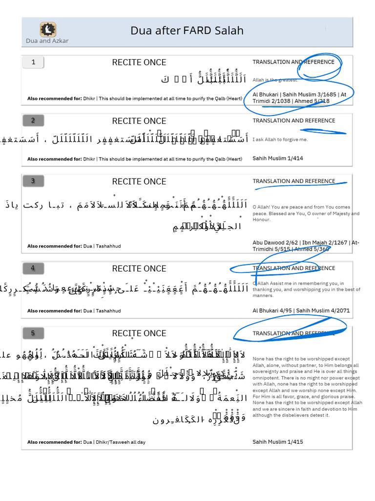 DUA-AFTER-SALAH-A4-2.pdf | PDF | Abrahamic Religions | Semitic Words And Phrases
