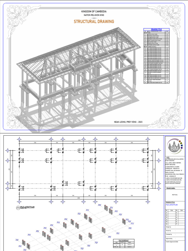 REVIT 2024 PROJECT 1 | PDF | Structural Engineering | Concrete