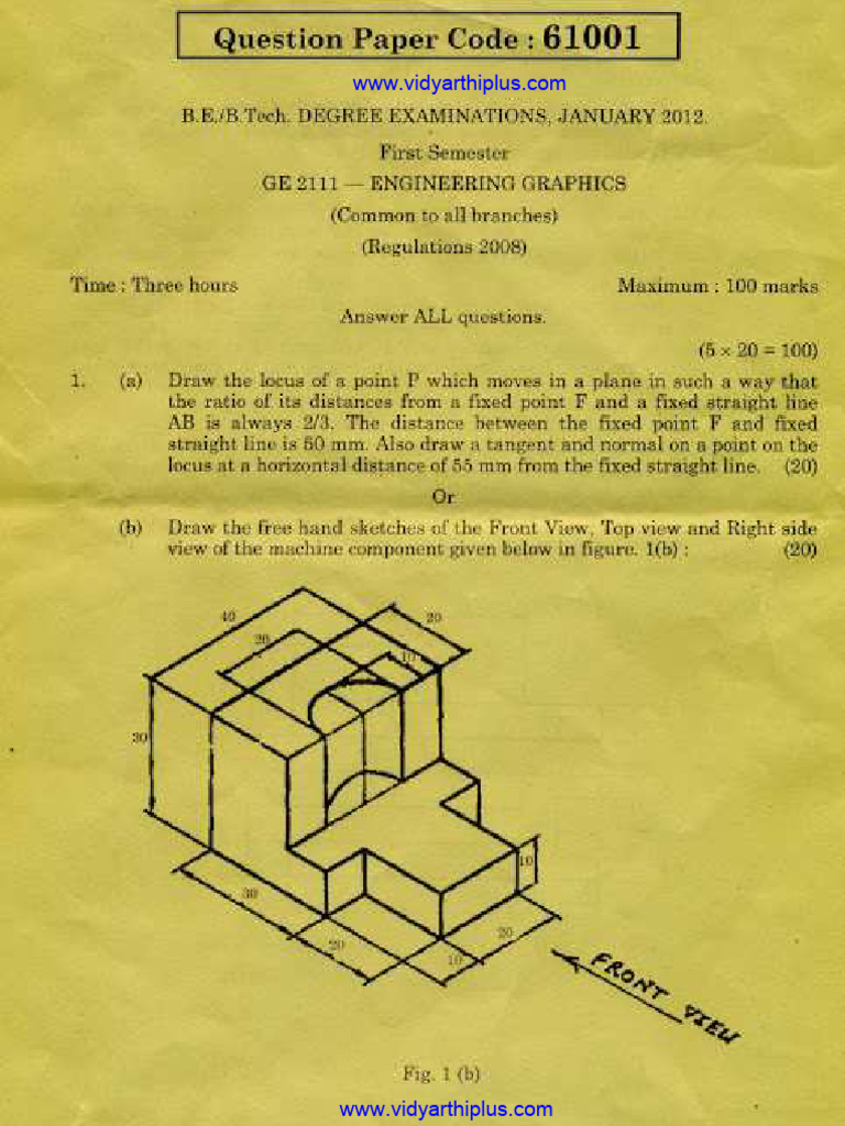 Engineering Graphics | PDF