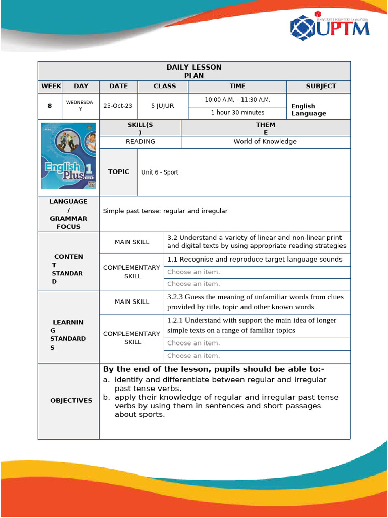 LP OBSERVATION FINALISED (1) | PDF | Grammatical Tense | Subject (Grammar)