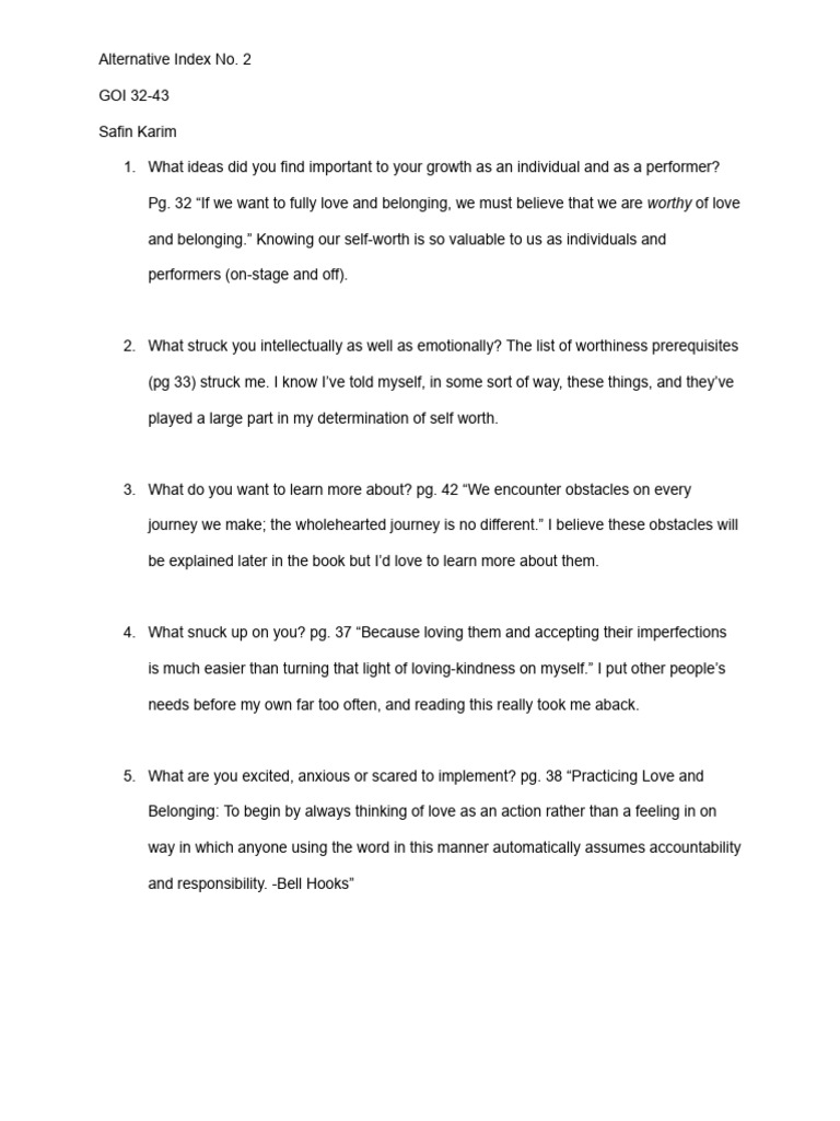 Alternative Index No. 2 | PDF