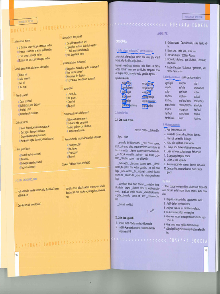 ARIKETAK 2 GAIA | PDF