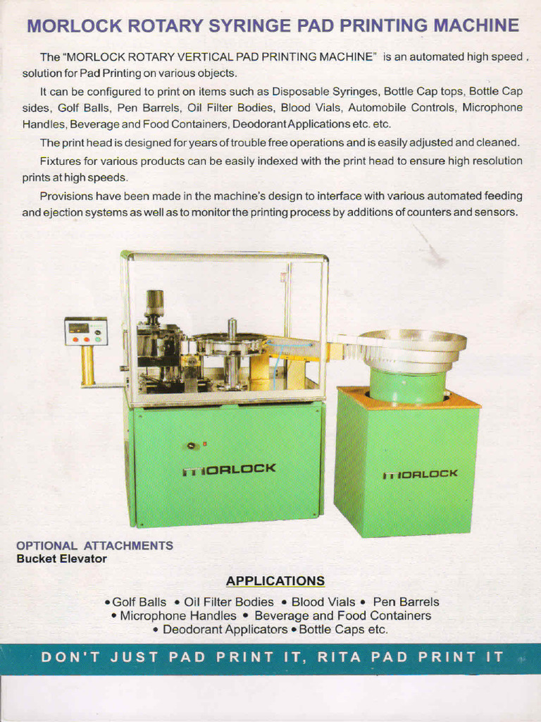 Cap Printing Machine | PDF