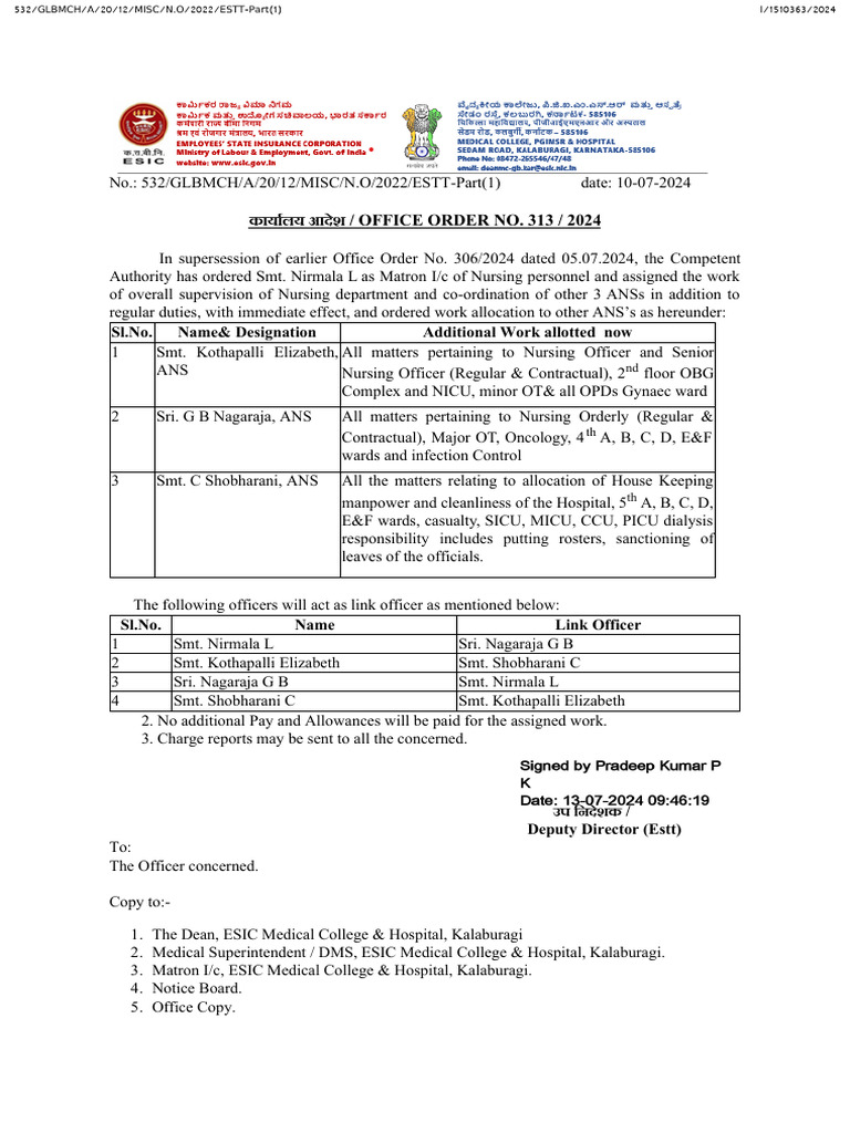 Revised Work Allocation | PDF | Clinical Medicine | Medical Specialties
