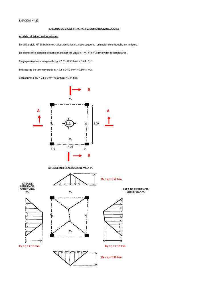 Dimensionamiento de Vigas Rectangulares | PDF | Materiales de ...