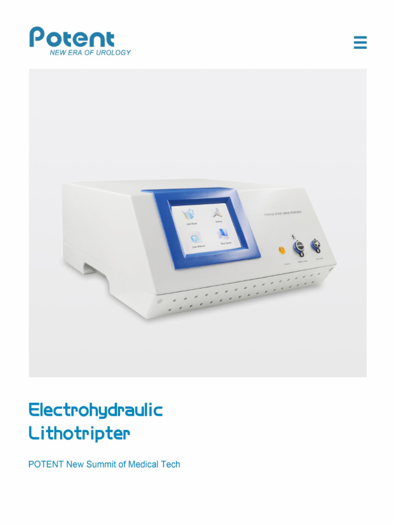 Electrohydraulic Lithotripter | PDF