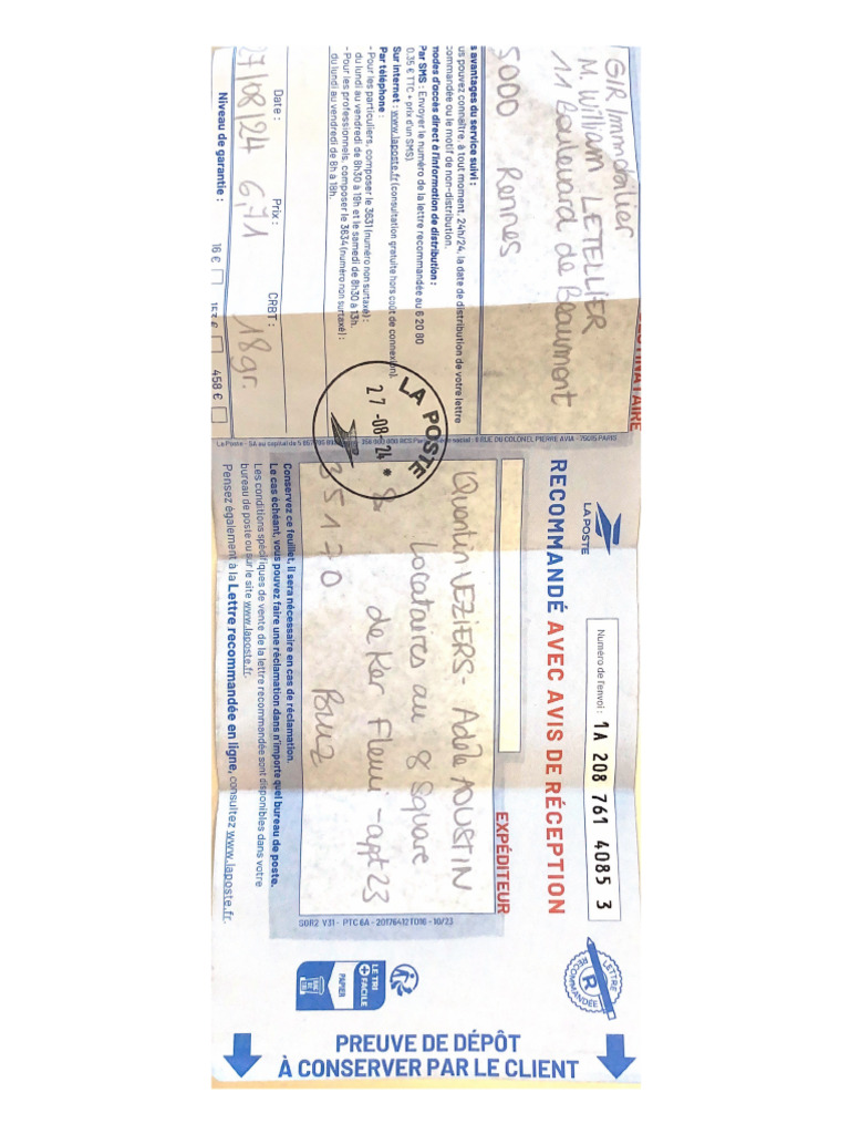 Preuve dépôt | PDF