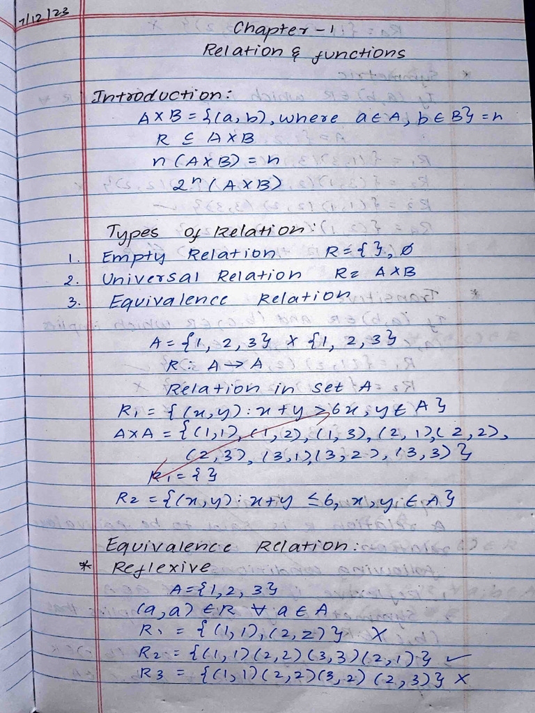 Relations and Functions | PDF