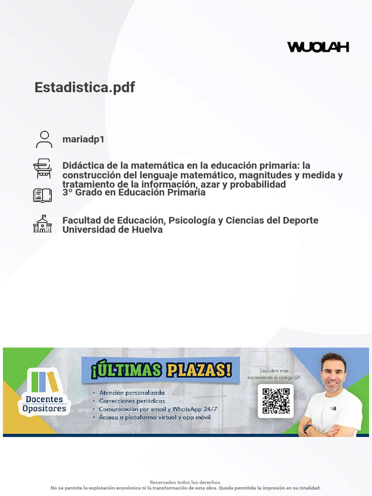 Wuolah Free Estadistica | PDF | Histograma