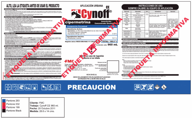 Cynoff Etiqueta | PDF