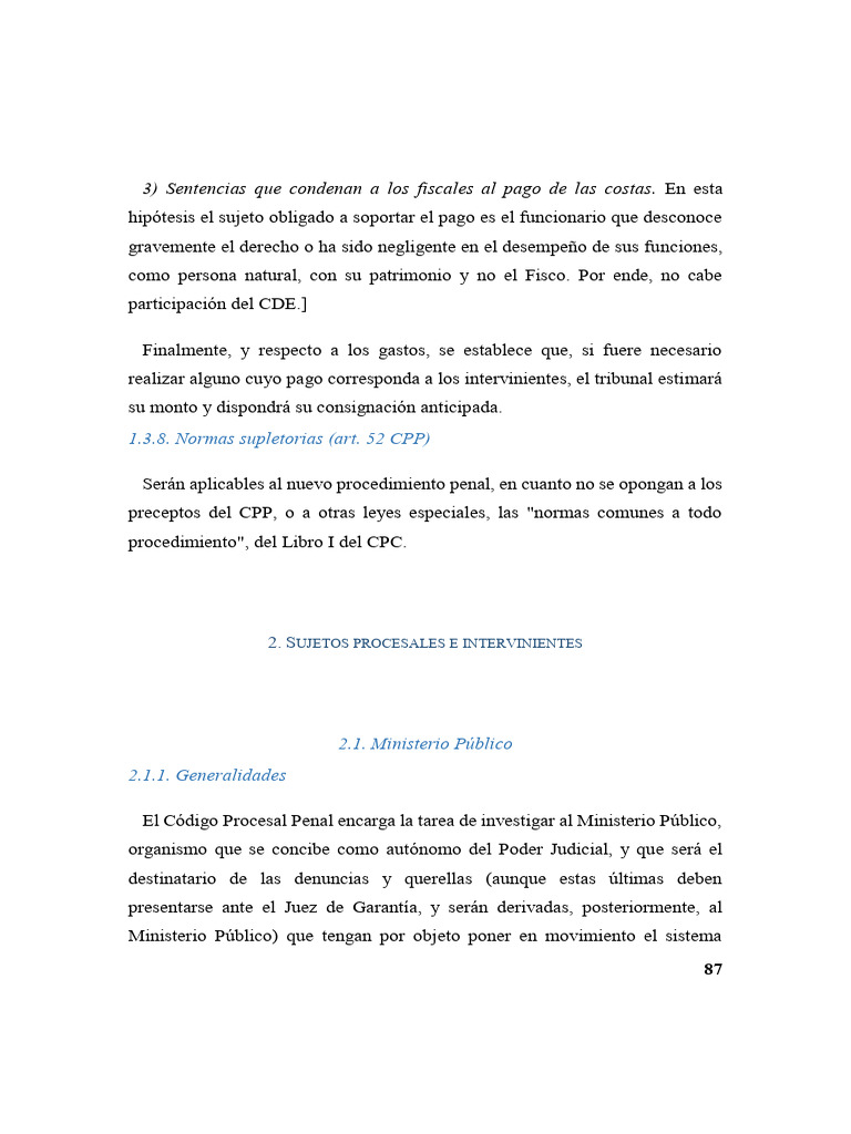 SC MDPP 8º Edición - Sujetos Procesales - 87-261 | PDF | Fiscal | Judicaturas
