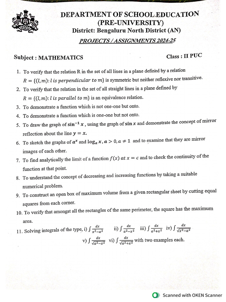 Maths Assignment | PDF