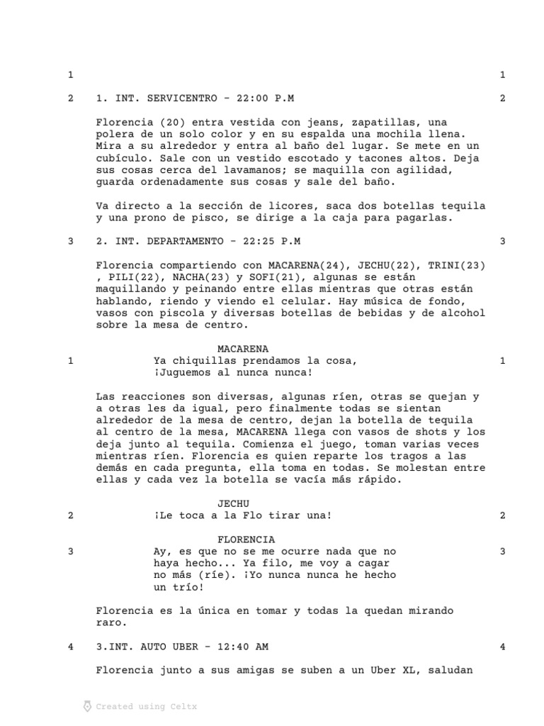 Guión Guion Cine | PDF
