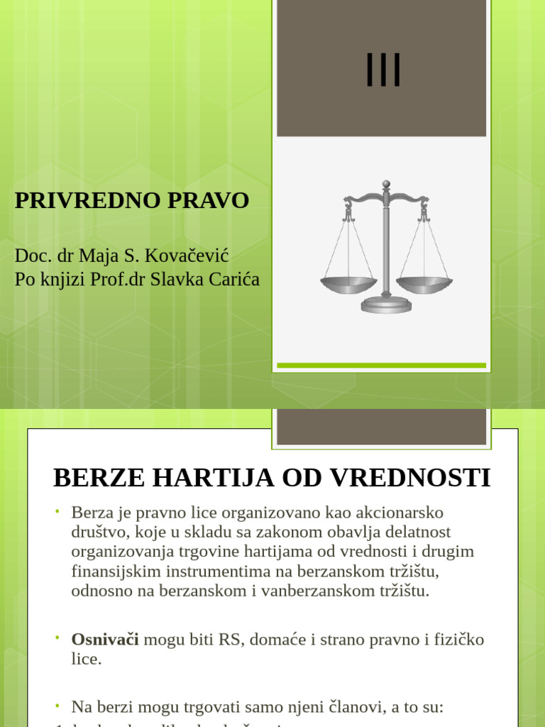 Predavanje III | PDF