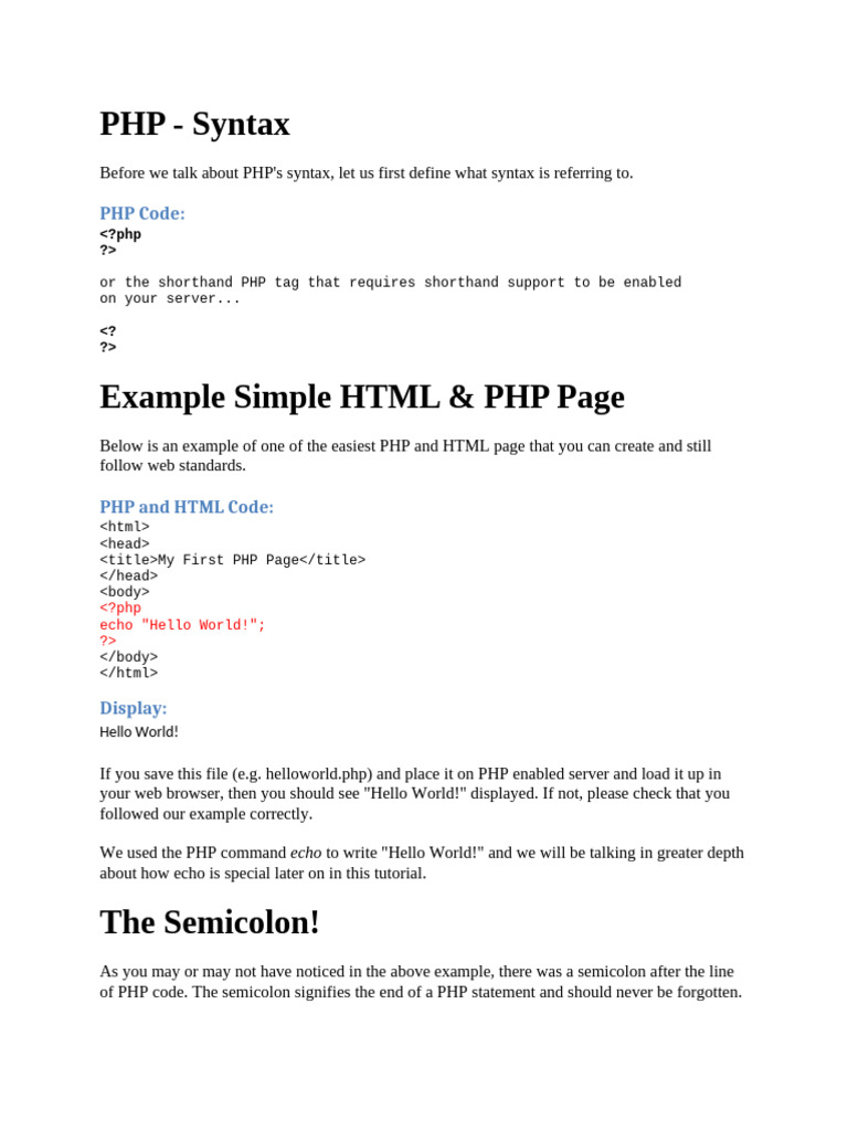 PHP Tizaq | PDF | Php | Variable (Computer Science) PHP Tizaq | PDF | Php | Variable (Computer Science)