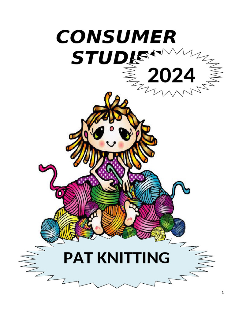 Final KNIT PAT 2024 | PDF | Knitting | Basic Knitted Fabrics