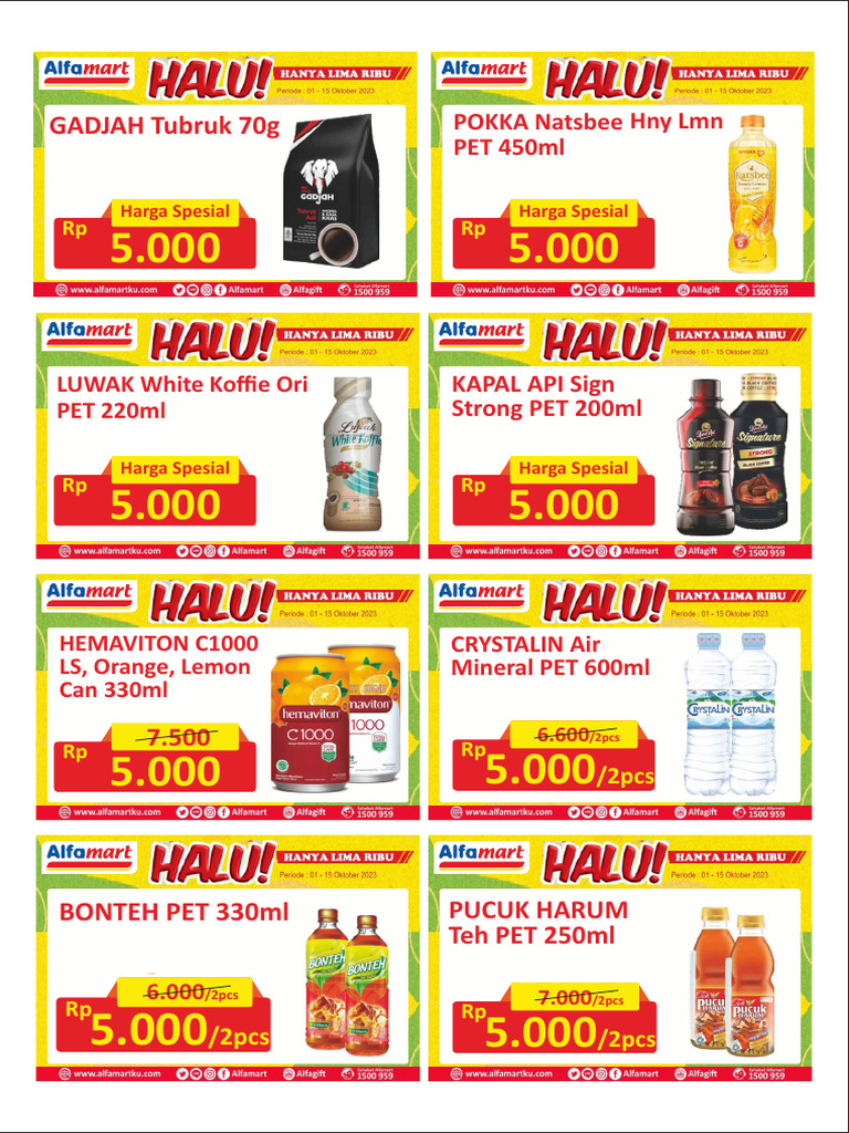 Stopper HALU Periode 01 - 15 Oktober 2023 | PDF