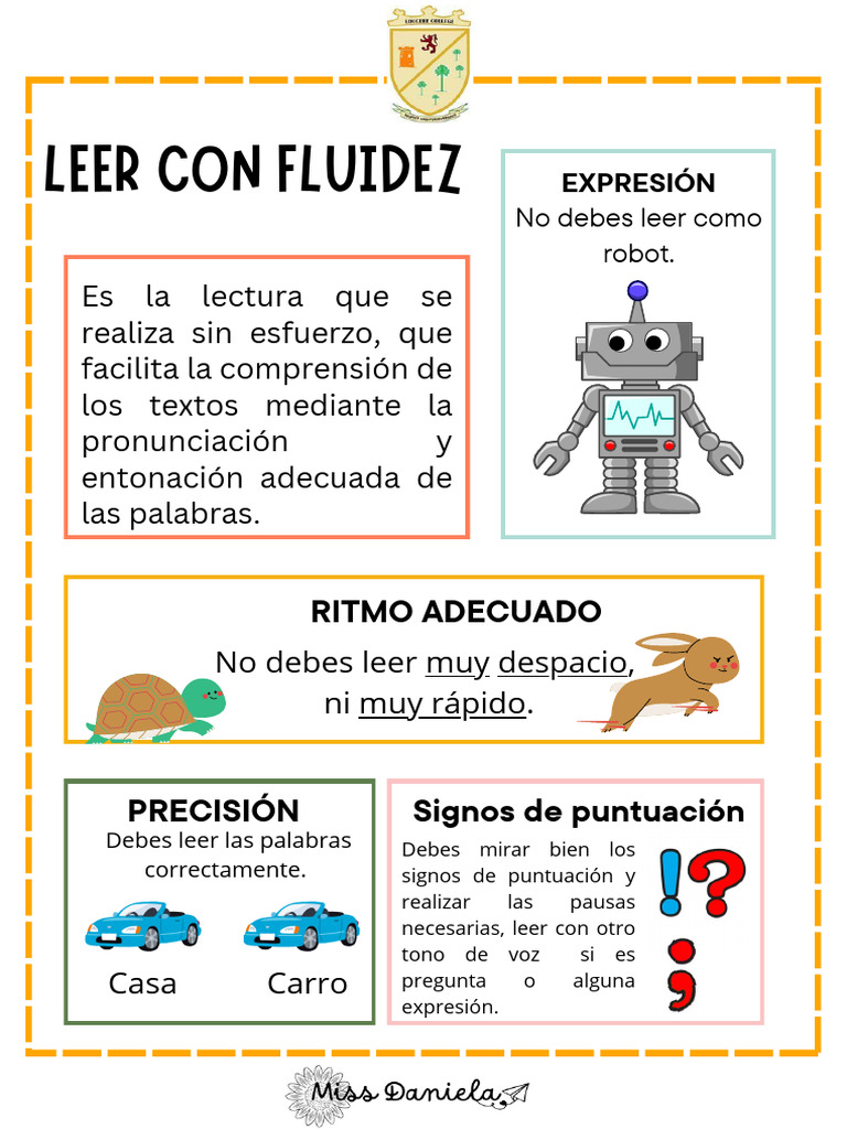 Fluidez Lectora 4to Básico | PDF