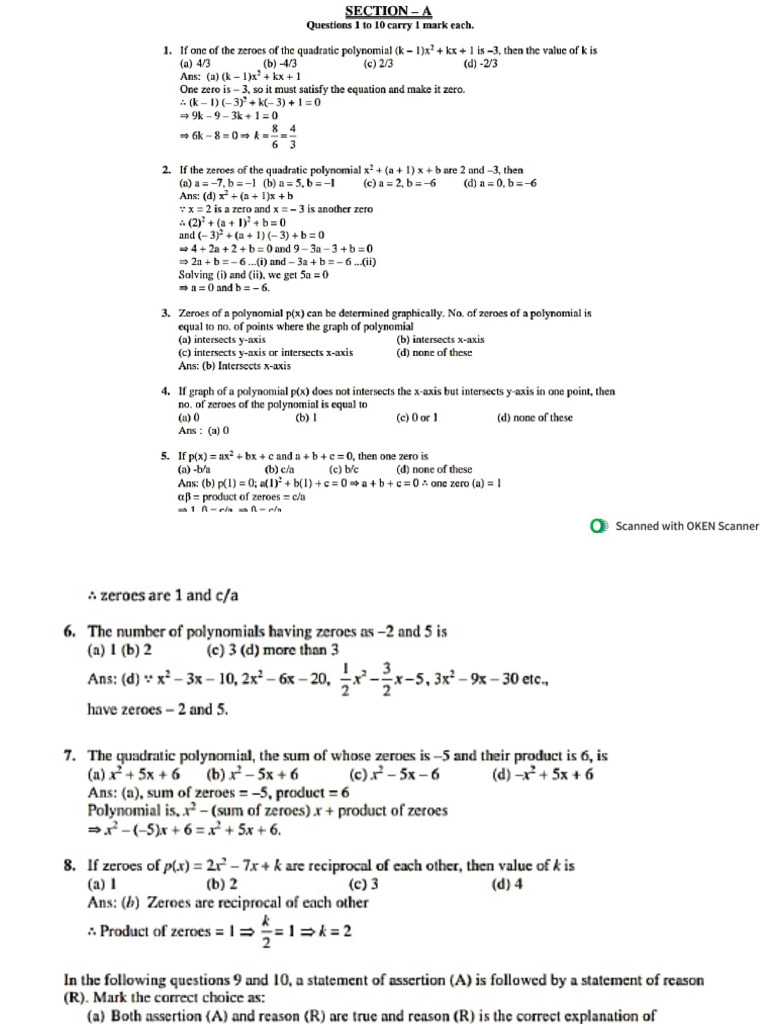 Worksheet -2 Solutions | PDF
