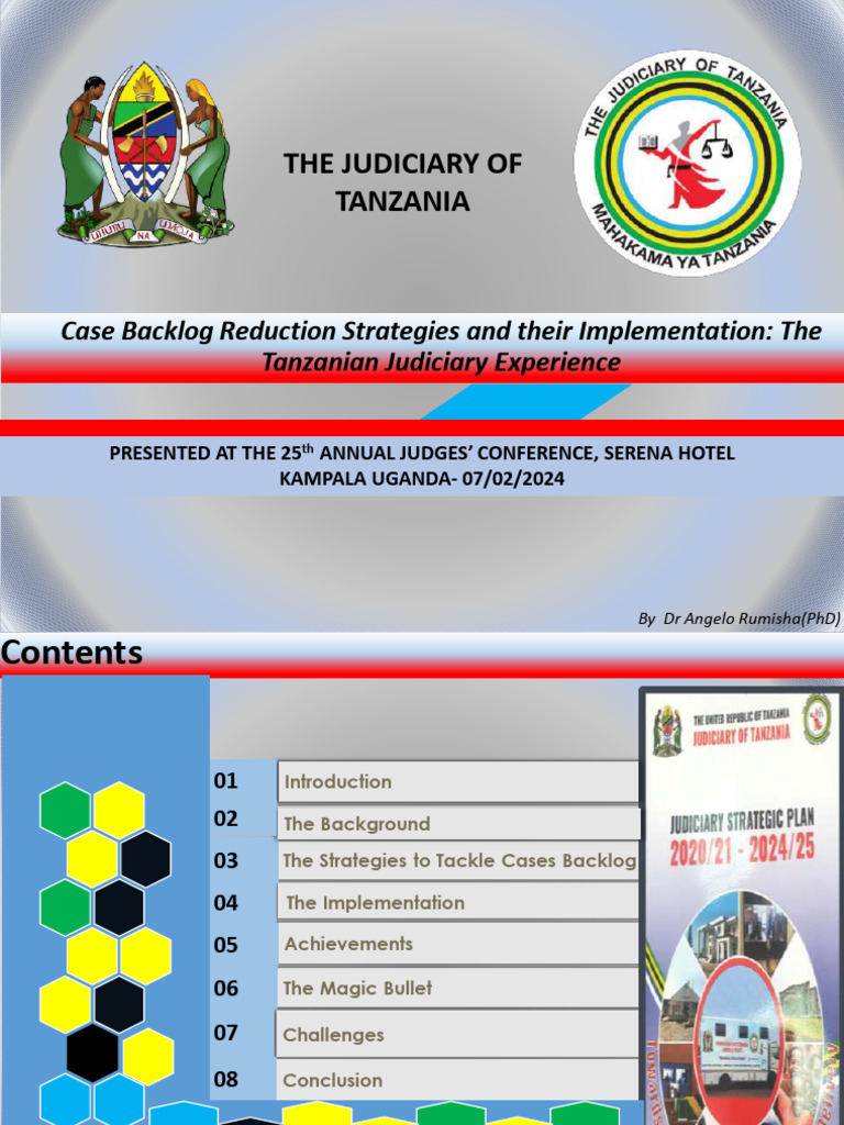 Case Backlog Reduction Strategies and Their Implementation The ...