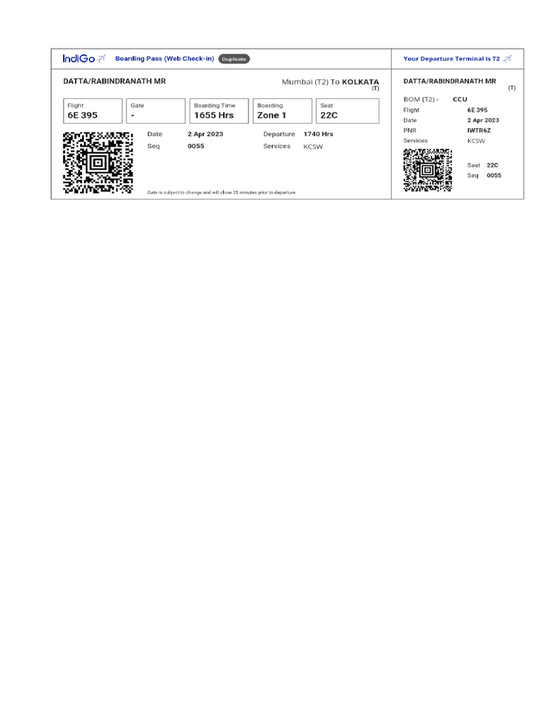 BoardingPass 1 | PDF