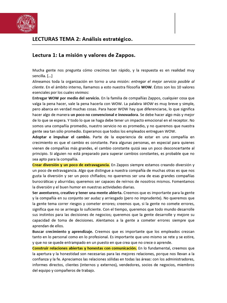 Lecturas Estratégicas en RRHH | PDF | Sustentabilidad | Al por menor
