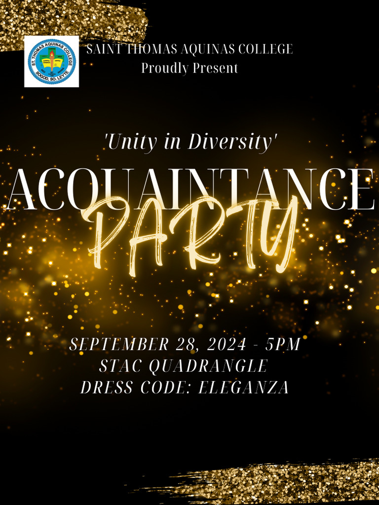 College Department Acquaintance Party 2024 | PDF