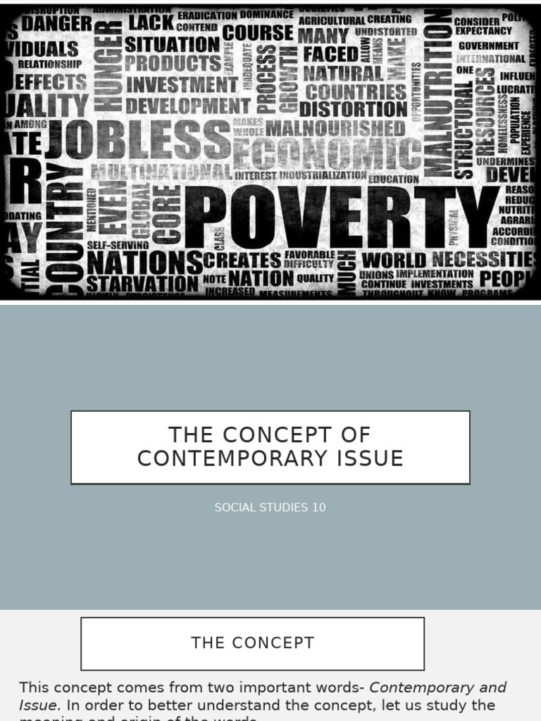 Contemporary Issue | PDF | Society | Cognition