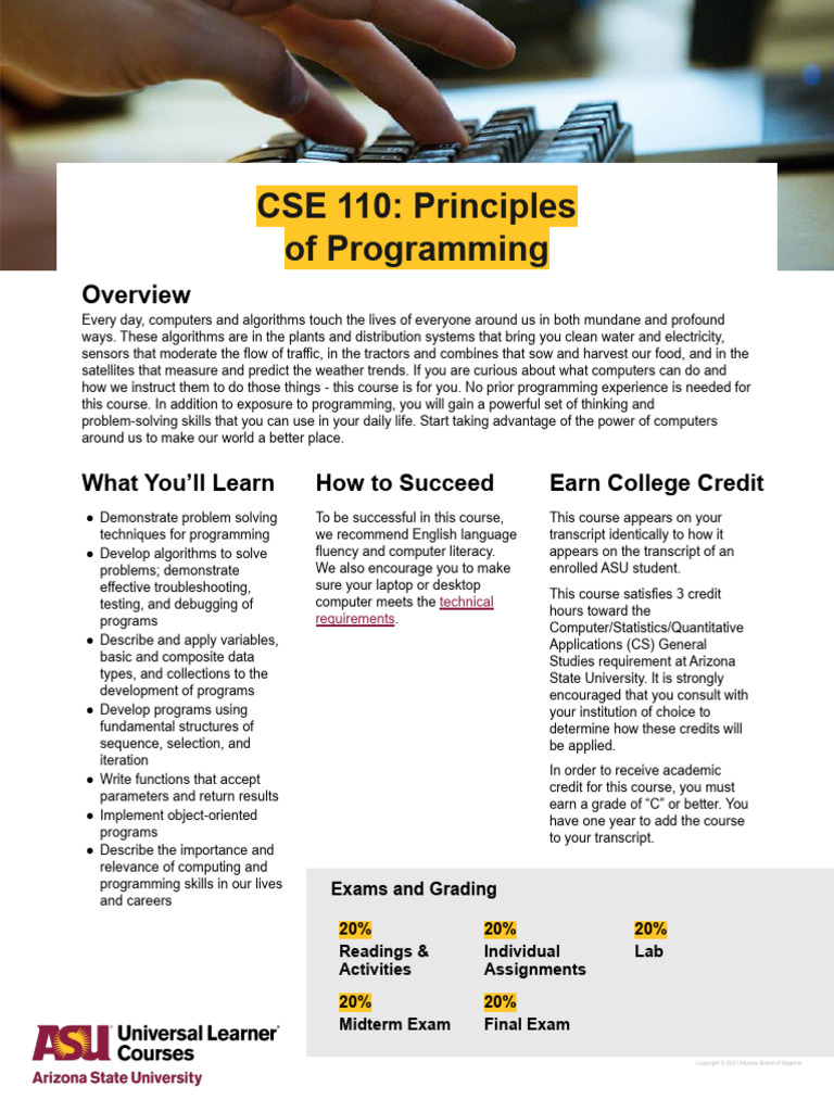 CSE 110_ Programming for Everyone_ Introduction to Programming | PDF ... CSE 110_ Programming for Everyone_ Introduction to Programming | PDF ...