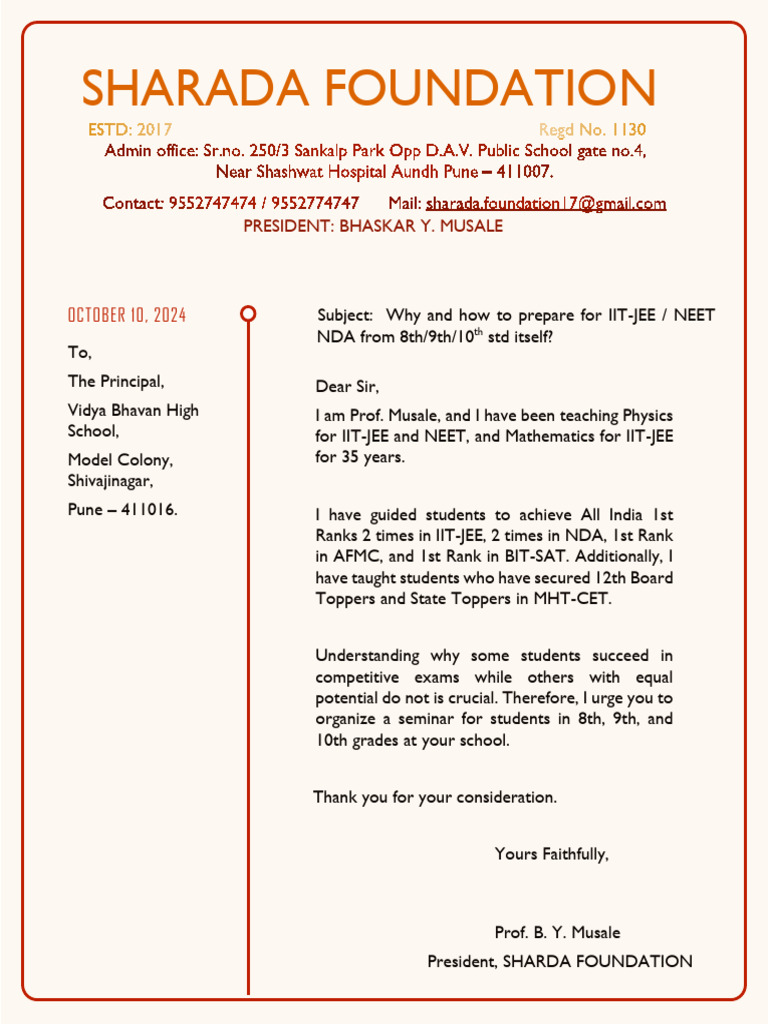 Modern Chronological Cover Letter1 | PDF
