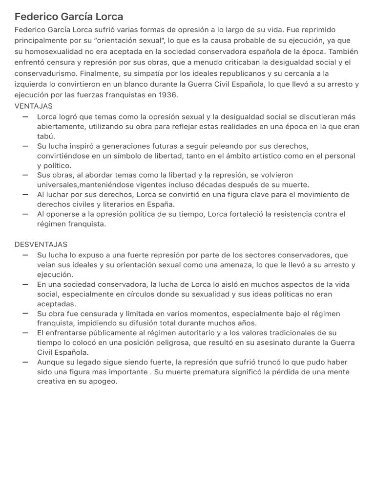 Federico García Lorca | PDF