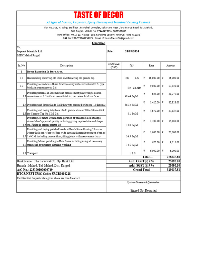 Kadappa Stone HSN Code & GST Rate | PDF | Building Materials | Materials