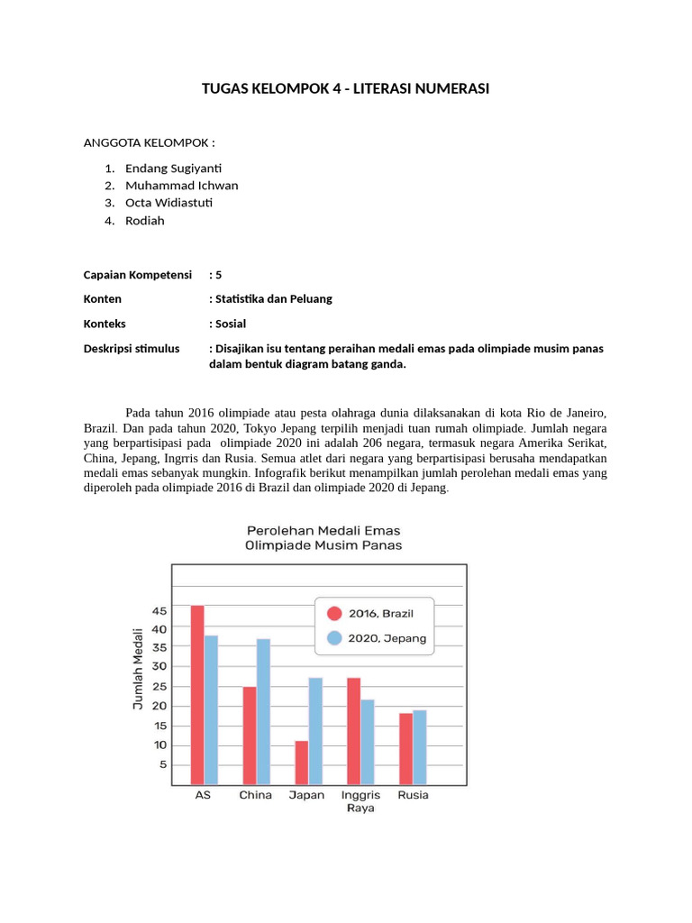 Contoh Stimulus Dan Soal | PDF | Perjalanan