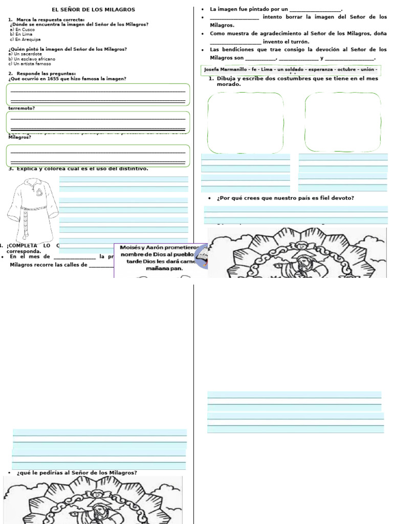 Ficha de Religión | PDF
