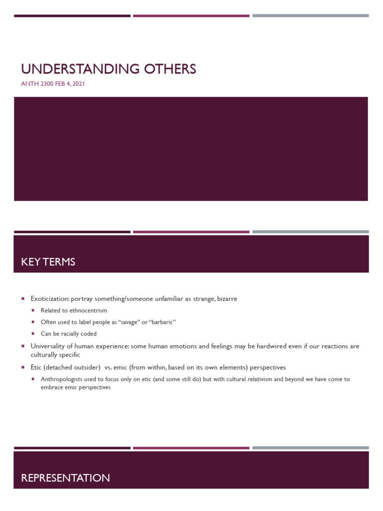 Intro To Anthropology Slides 3 | PDF | Behavioural Sciences | Psychological Concepts